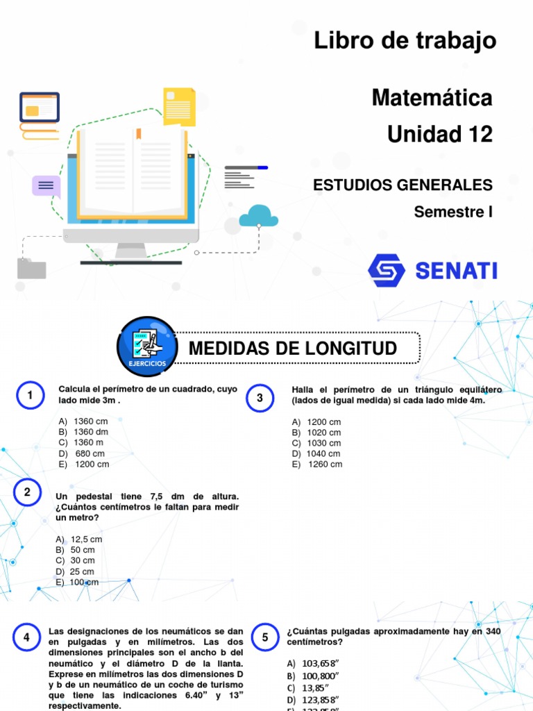 Unidad 12 - MEDIDAS DE LONGITUD - PERÍMETRO | PDF | Pulgada | Unidades ...