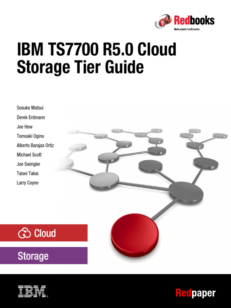 IBM TS7700 R5.0 Cloud Storage Tier Guide | PDF | Cloud Computing ...