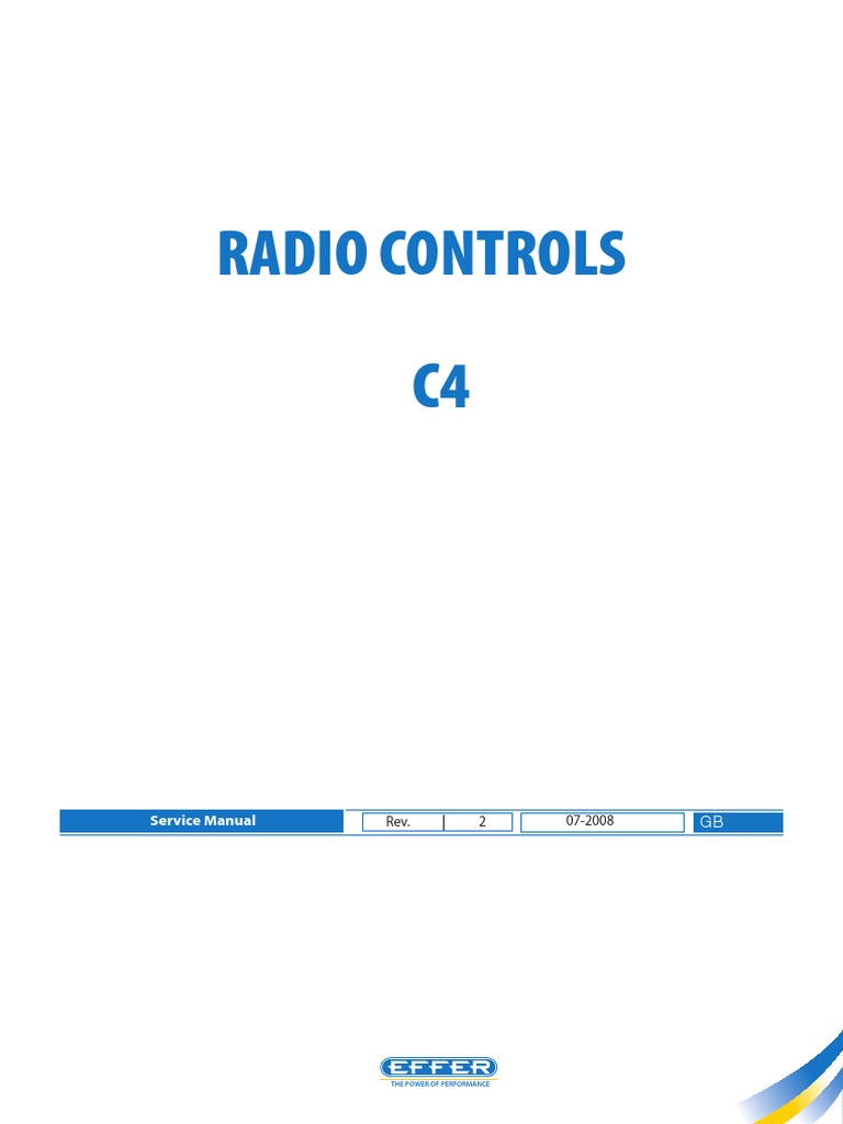 Service Manual C Electric Section 2 PDF | PDF | Radio | Radio Control