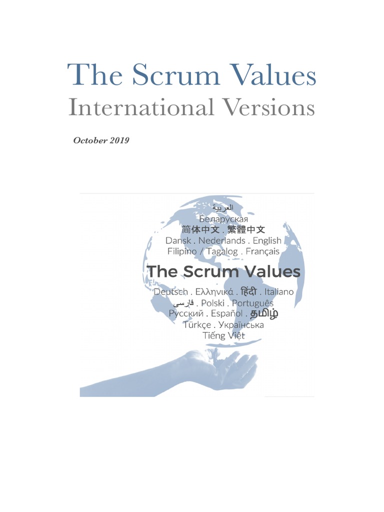 Understanding Scrum's Core Values | PDF | Scrum (Software Development ...