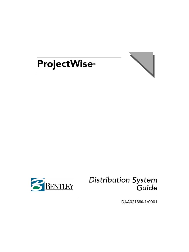 ProjectWise Distribution System Guide PDF | PDF | Trademark ...