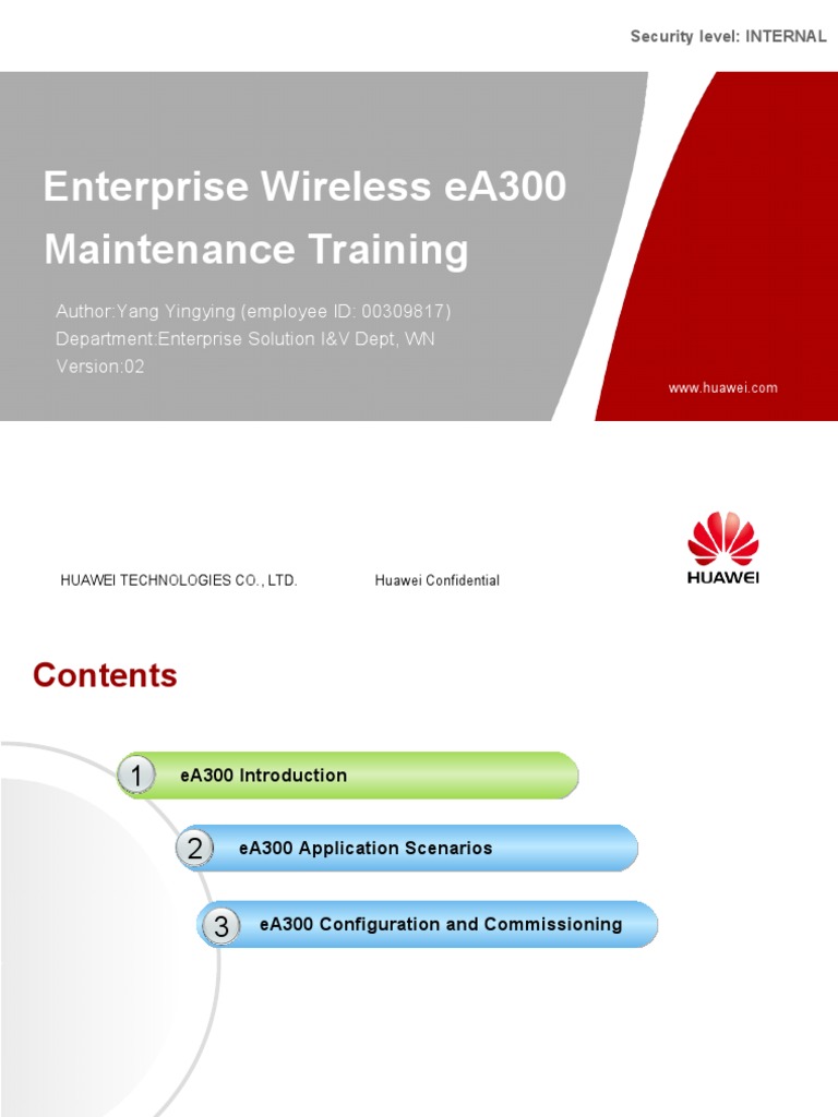 Enterprise Wireless Ea300 Maintenance Training - 02 | PDF | Ip Address | World Wide Web