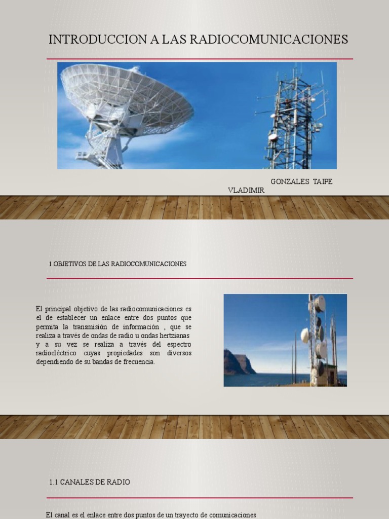 Introducción a las Radiocomunicaciones | PDF | Radiodifusión ...