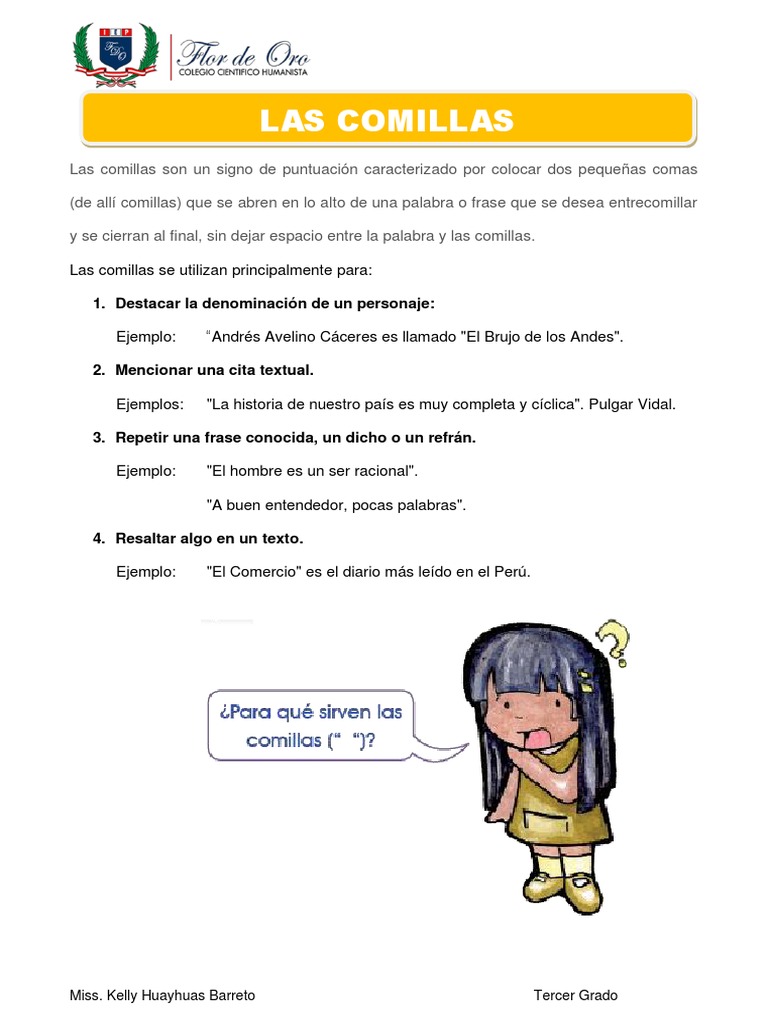 Las Comillas PDF | PDF