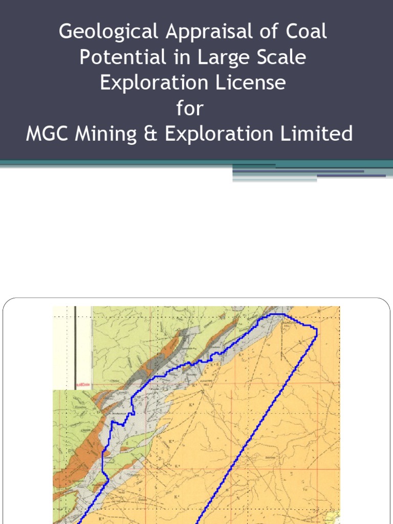 Geological Appraisal of Coal Potential in Large Scale Exploration ...