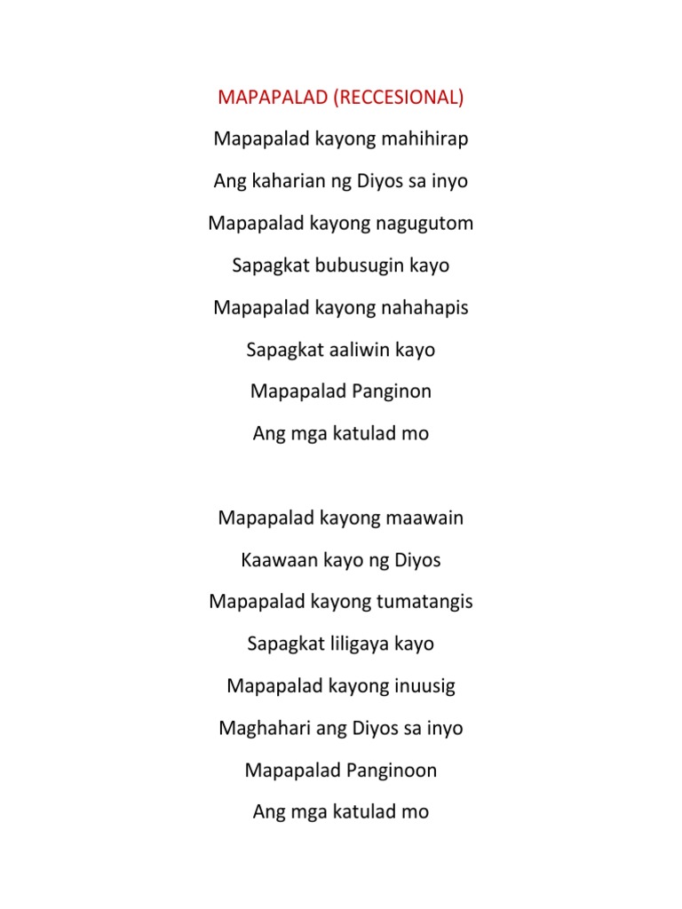 MAPAPALAD | PDF