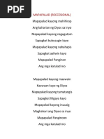 Mass Songs For Lent - Tagalog | PDF