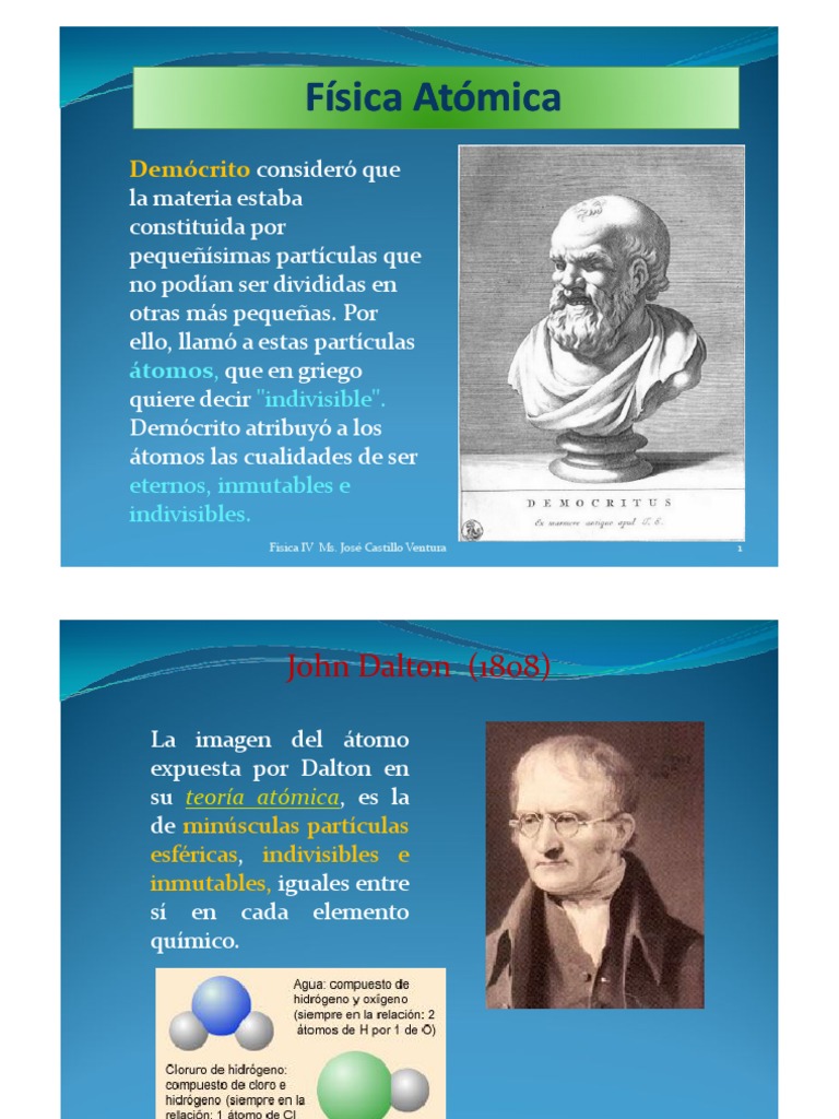 001 Microsoft Powerpoint Fisica Atomica PDF | PDF | Átomos | Núcleo atómico