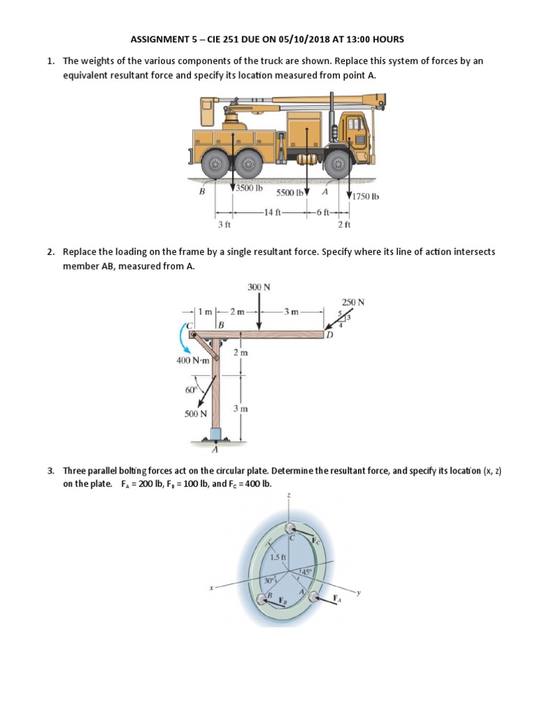 Assignment 5 - Cie 251 | PDF