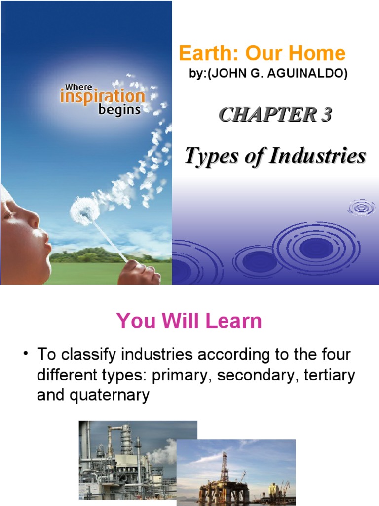 Types of Industries | PDF | Tertiary Sector Of The Economy | Industries