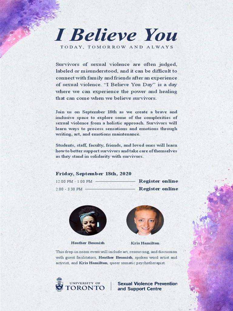 I Believe You Poster | PDF