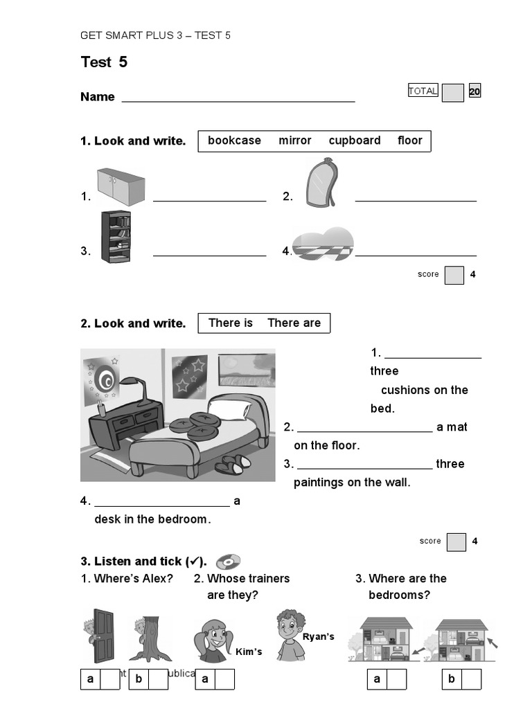 Get Smart Plus 3 - Malaysia - Test 5 | PDF