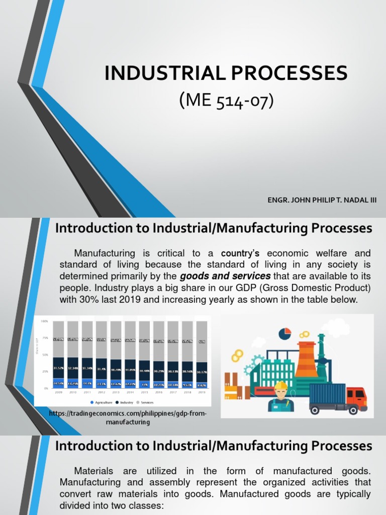 Introduction To Manufacturing Processes | PDF | System | Gross Domestic ...