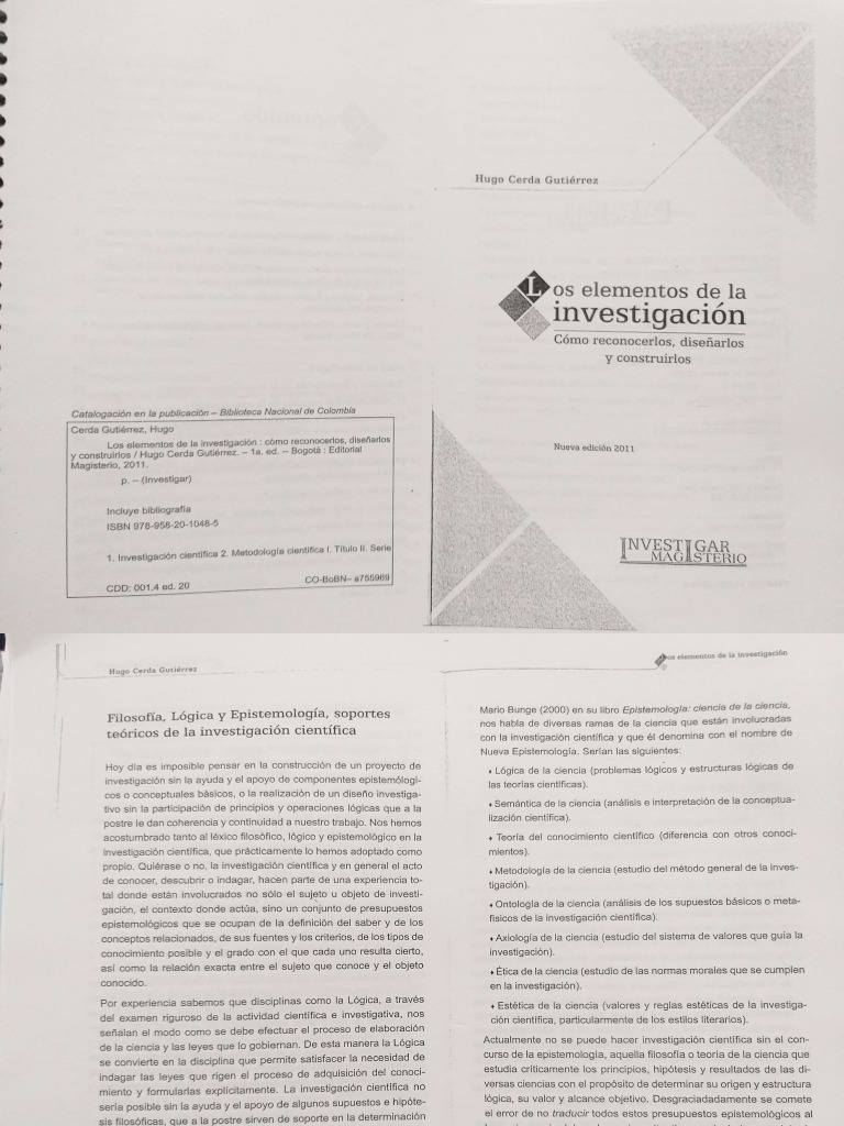 03 Cerda G., Hugo (2011) Los Elementos de La Investigación, Como ...