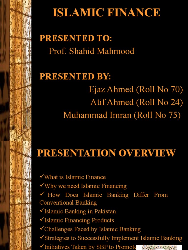 Presented To:: Islamic Finance | PDF | Islamic Banking And Finance ...