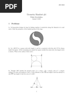 2022 MATHCOUNTS National Competition Results Answer Booklet 1 | PDF | Area | Triangle
