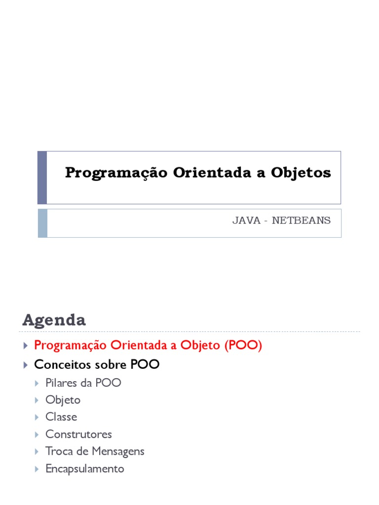 Aula 16 - POO PDF | PDF | Classe (programação de computadores ...