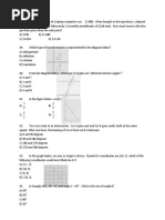 Geometry EOC Practice Test Solutions (Complete) | PDF | Tetrahedron | Area