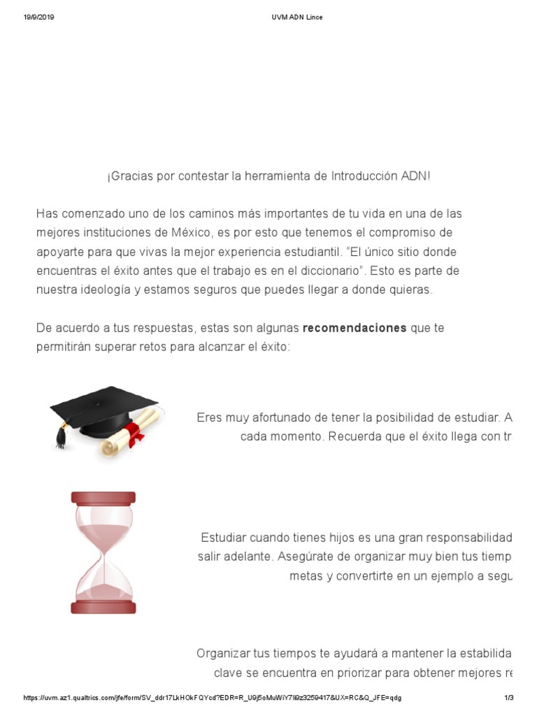 UVM ADN Lince PDF | PDF | Aprendizaje | Modificación de comportamiento