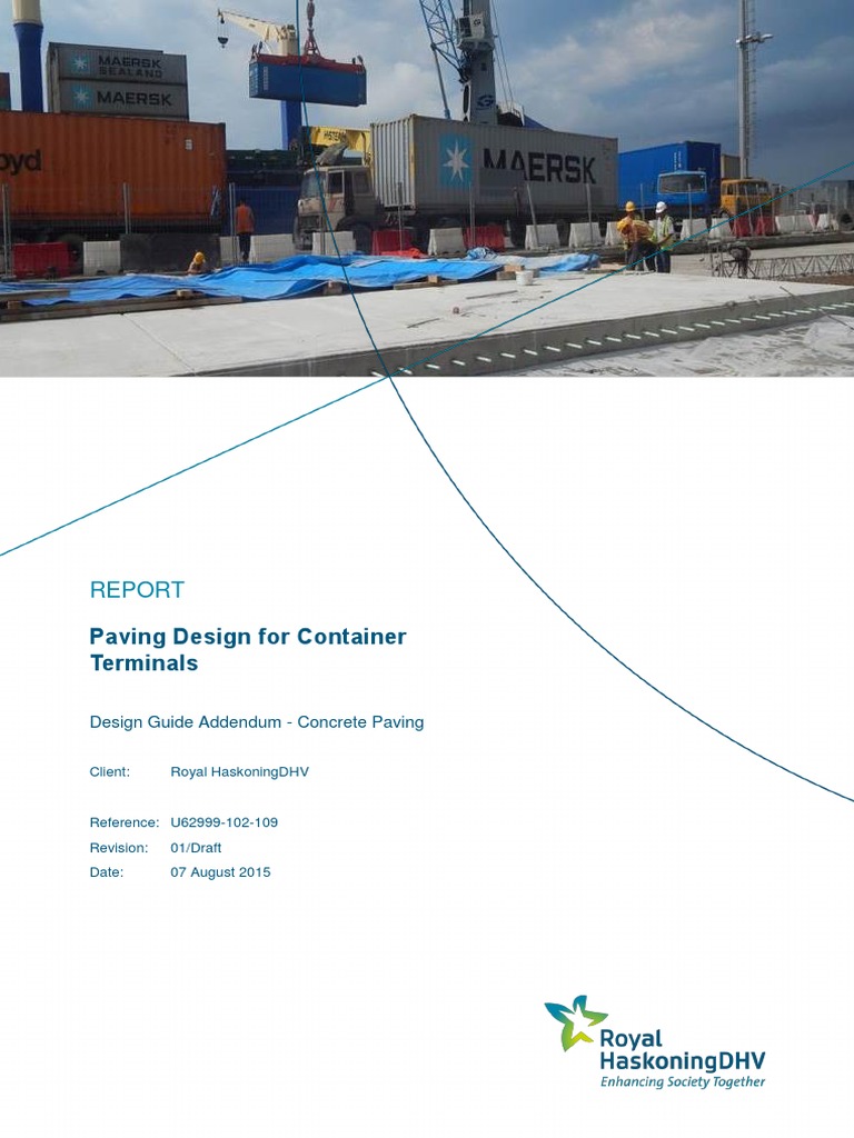 Container Paving Design PDF | PDF | Road Surface | Thermal Expansion