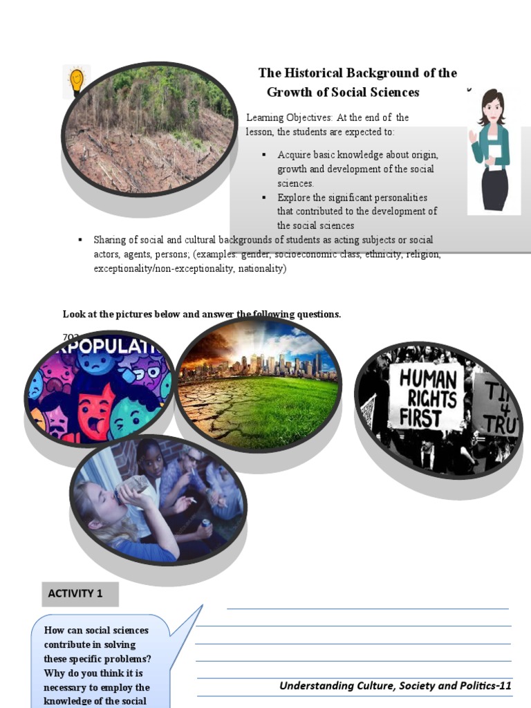 The Historical Background of The Growth of Social Sciences | PDF ...