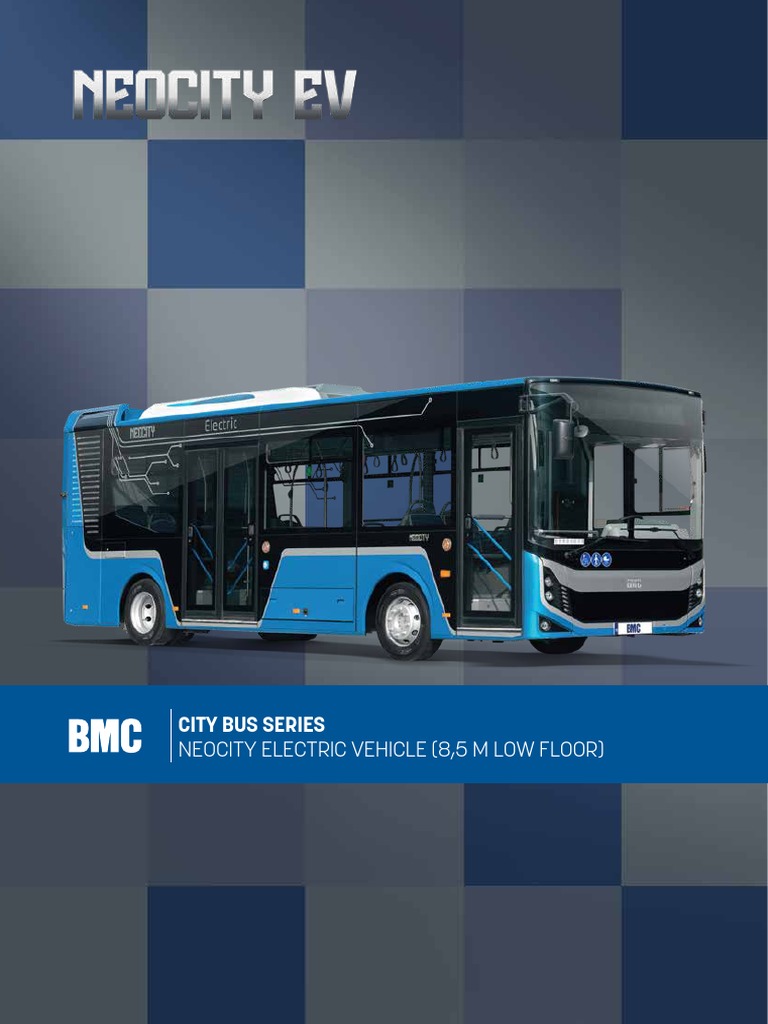 Specification Sheet for the NeoCity Electric Bus: An 8.5 Meter Low ...