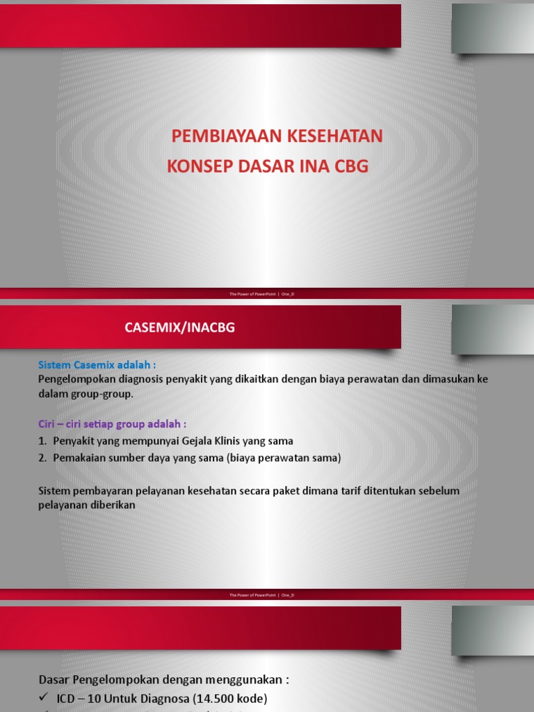 Konsep Dasar Inacbg | PDF | Teknologi & Rekayasa