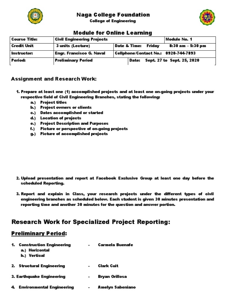 1 Types of Civil Engineering Projects Update | Download Free PDF ...