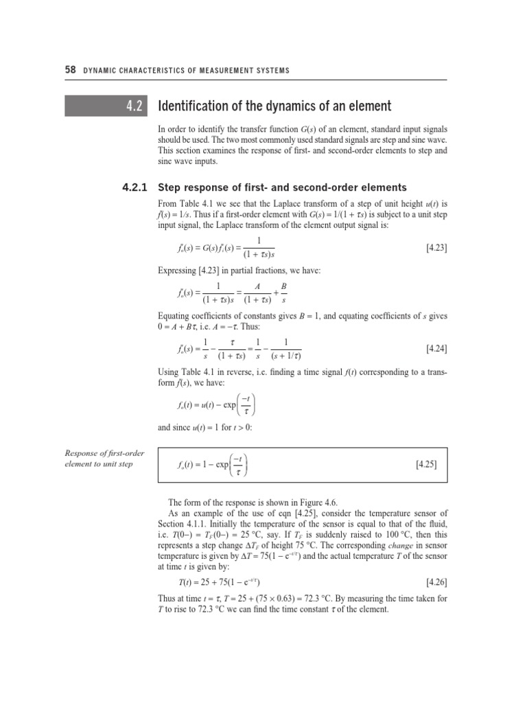 Analysis of the Step Response Characteristics for Identifying the ...