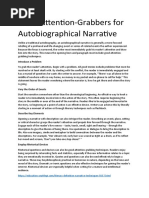 Autobiography in Five Chapters Portia Nelson | PDF