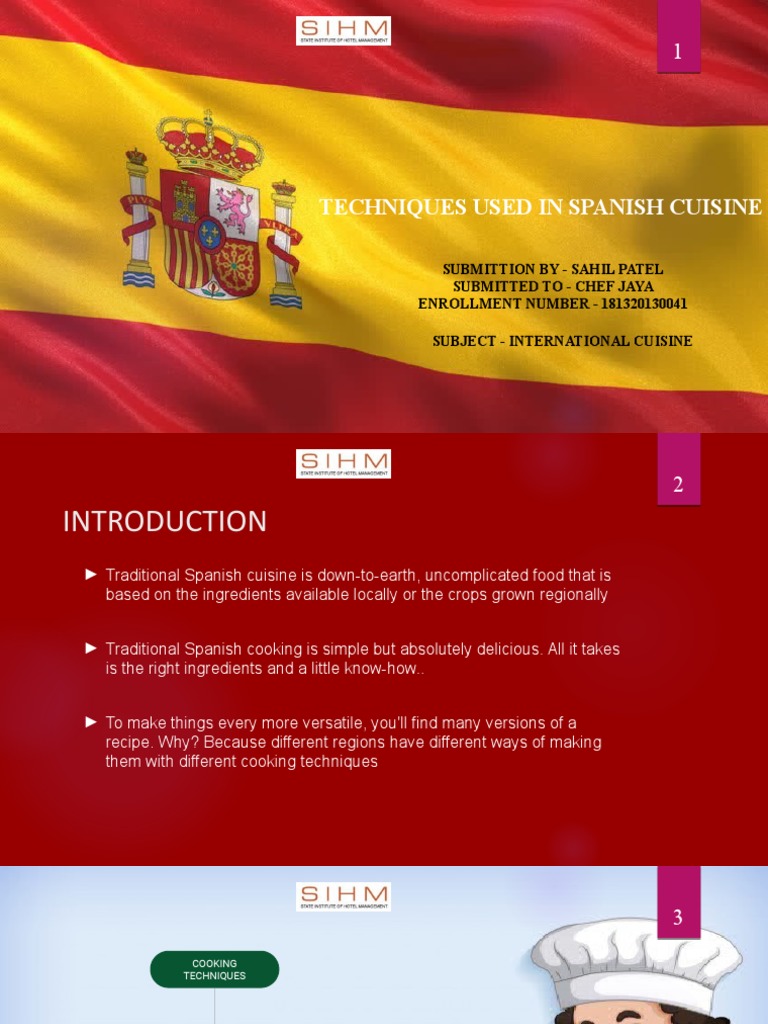 Spanish Cooking Techniques Explained | PDF | Smoking (Cooking ...