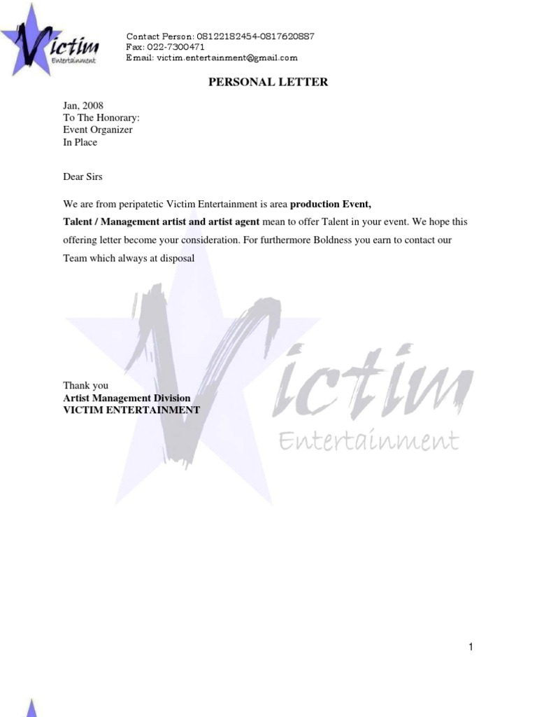Victim Entertainment | PDF