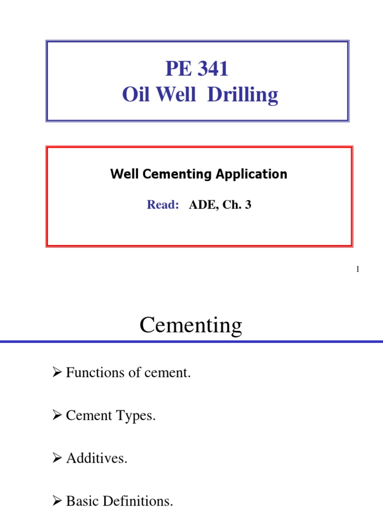 Exam-Well Cementing Application PDF | PDF | Casing (Borehole) | Materials