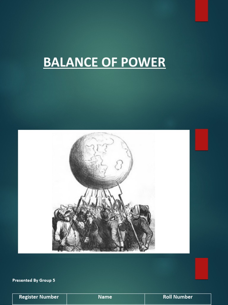 Balance of Power | PDF | Deterrence Theory | Crime & Violence