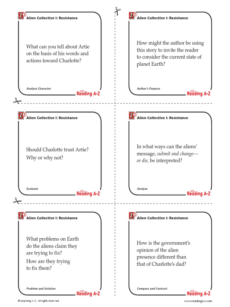 Alien Discussion Cards | PDF