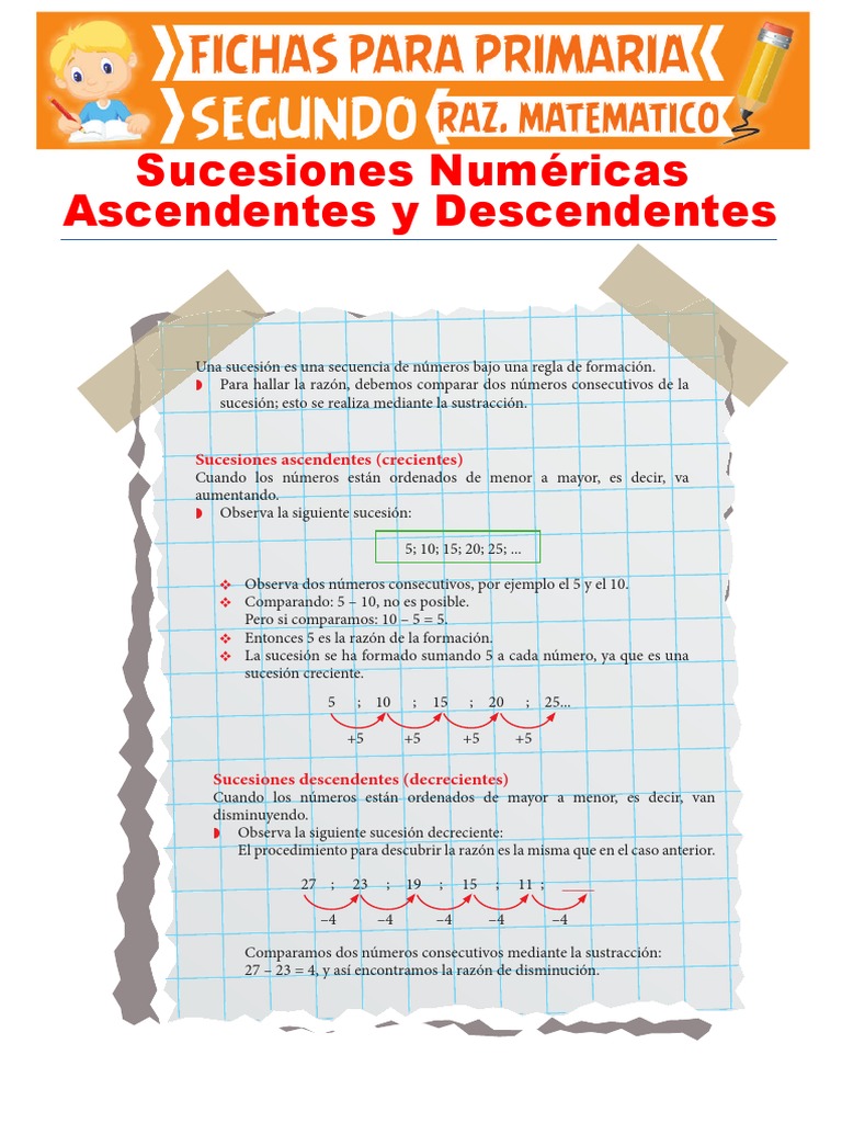 Hoja De Trabajo De Números Consecutivos Crear Números Consecutivos