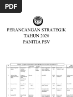 Takwim Panitia Pendidikan Seni Visual 2020 | PDF