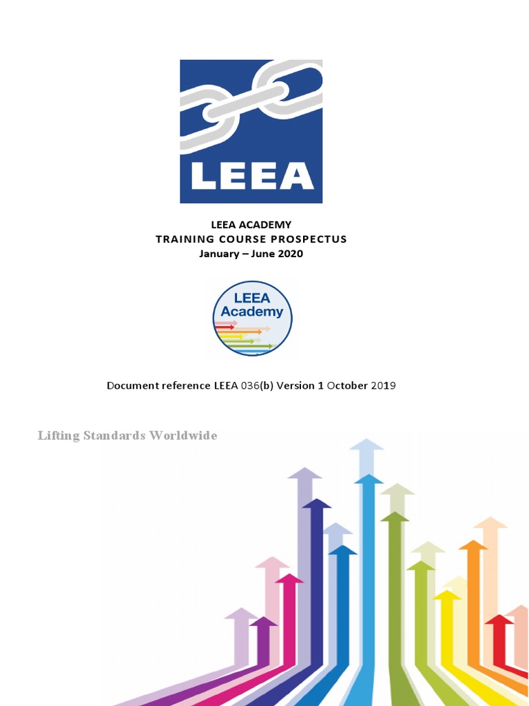 LEEA-036 (B) - Academy ITS Practical Training Courses Jan - June 2020 ...