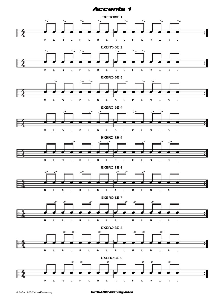 Drum Accents PDF | PDF