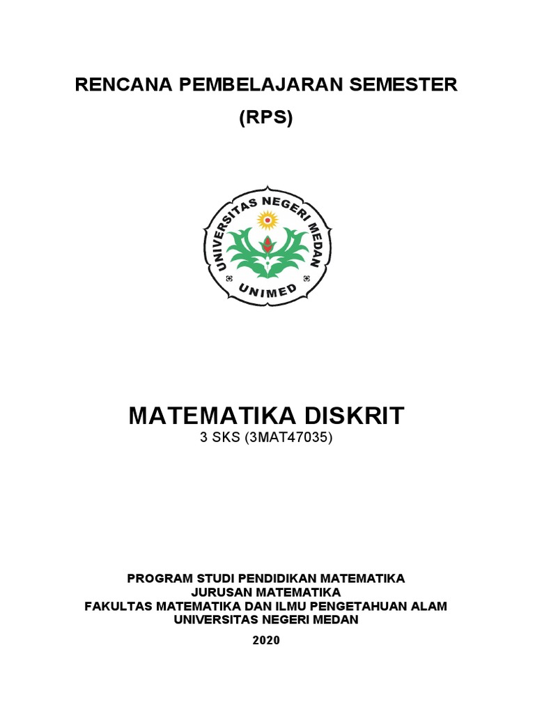 Rencana Pembelajaran Matematika Diskrit | PDF