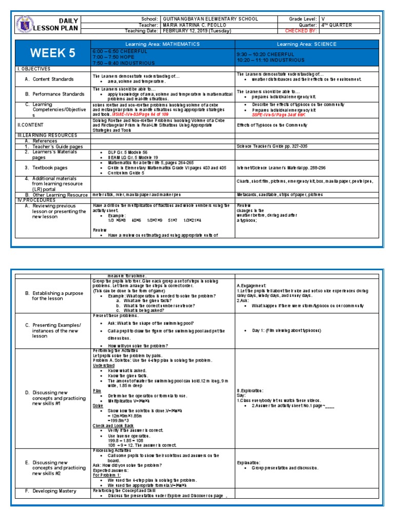 DLP q4 wk5 (Page6-9) | PDF | Differentiated Instruction | Metacognition