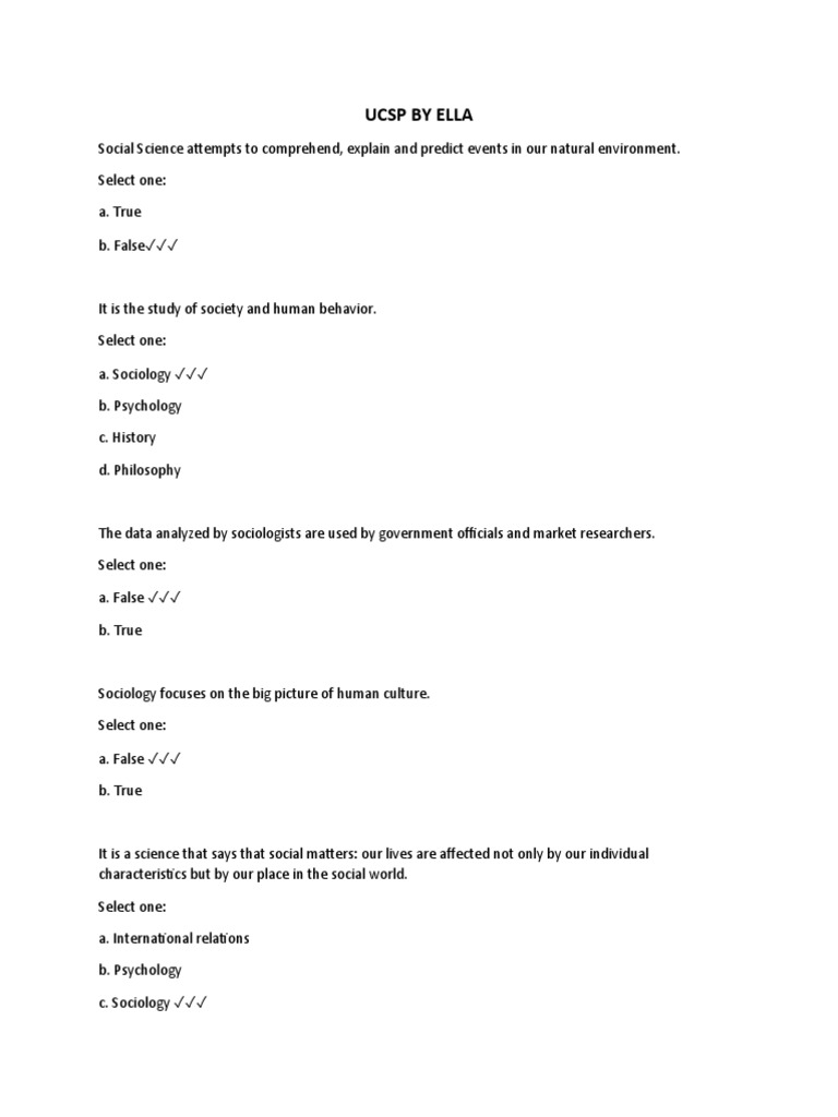 UCSP | PDF | Family | Kinship