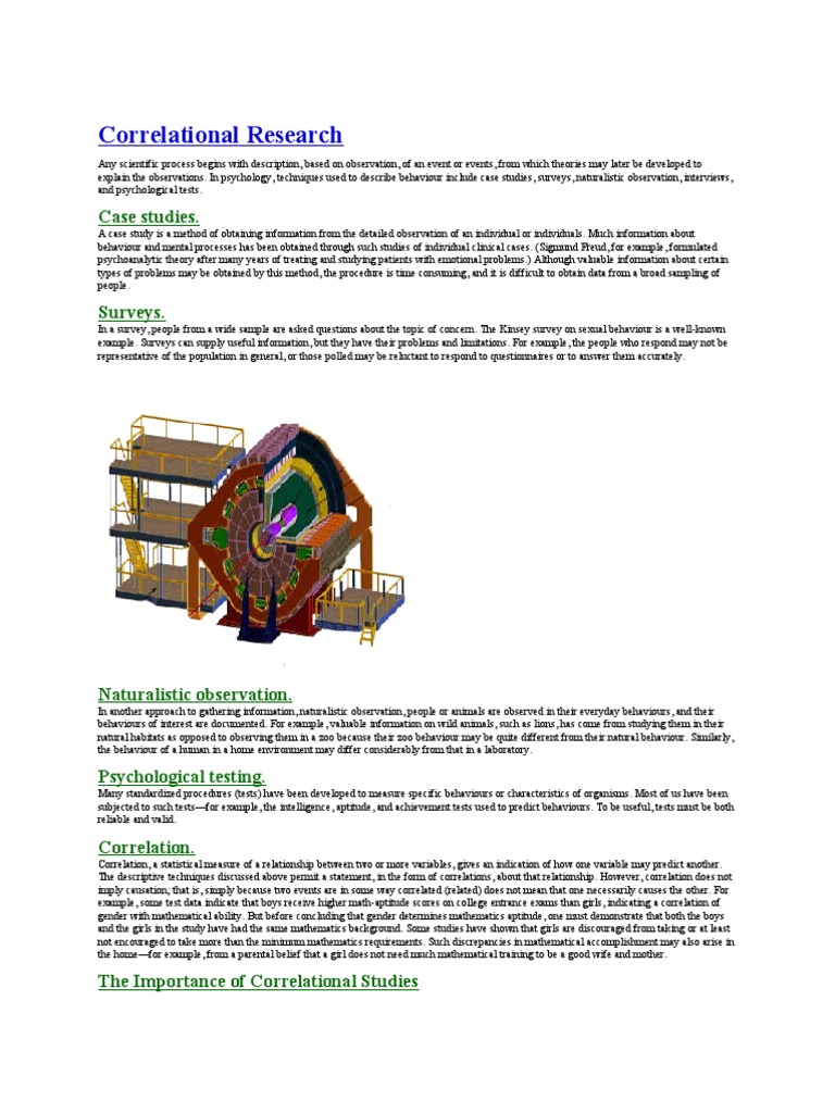 Correlational Research: Case Studies | PDF | Causality | Survey Methodology