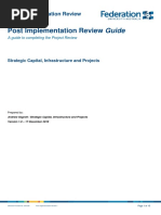 Post Implementation Review Report: Template | PDF | Goal | Reliability ...