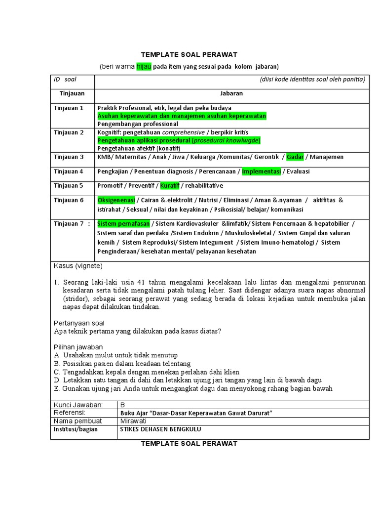 Soal Ukom Gadar | PDF