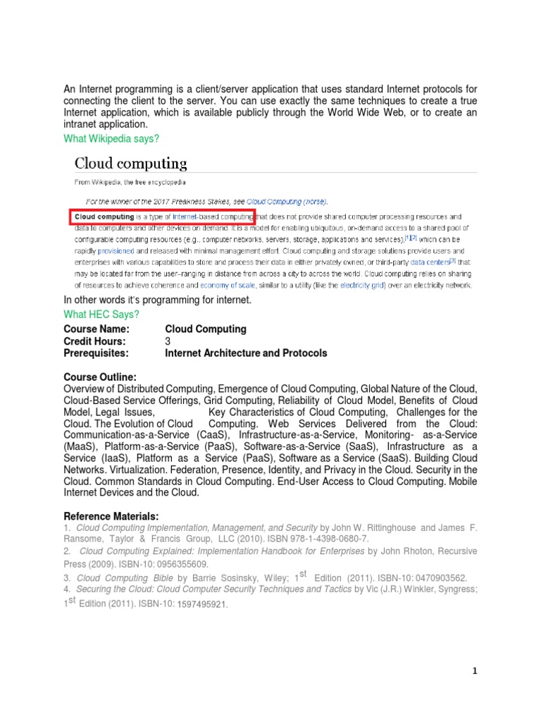 What Wikipedia Says? | Download Free PDF | Platform As A Service ...