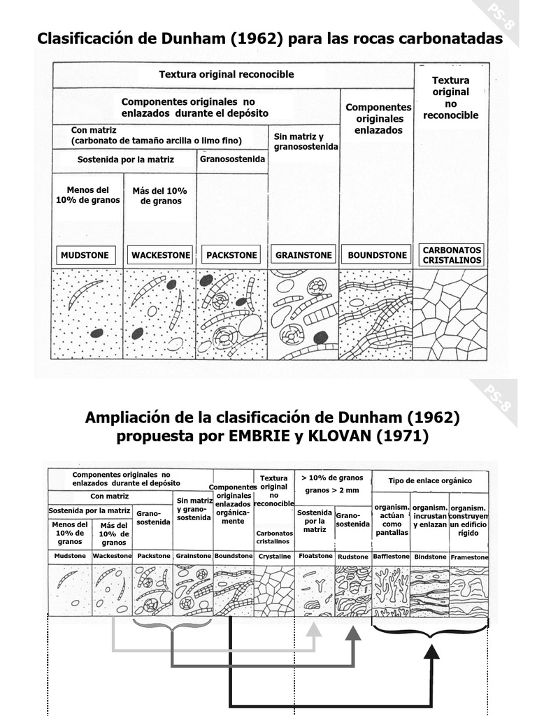 Dunham | PDF | Sedimentología | Mineralogía