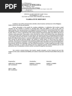 Narrative Report BSP | PDF | Scouting | Youth Movements