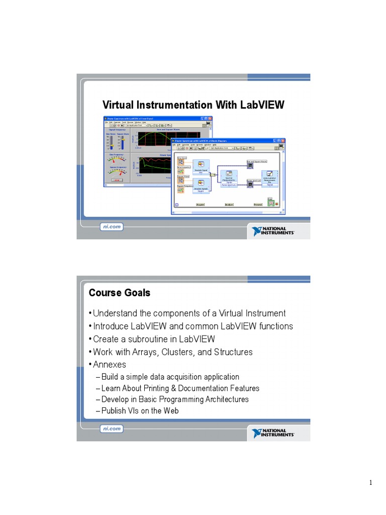 Labview Introduction - 2019-2020 | Download Free PDF | Data Acquisition ...