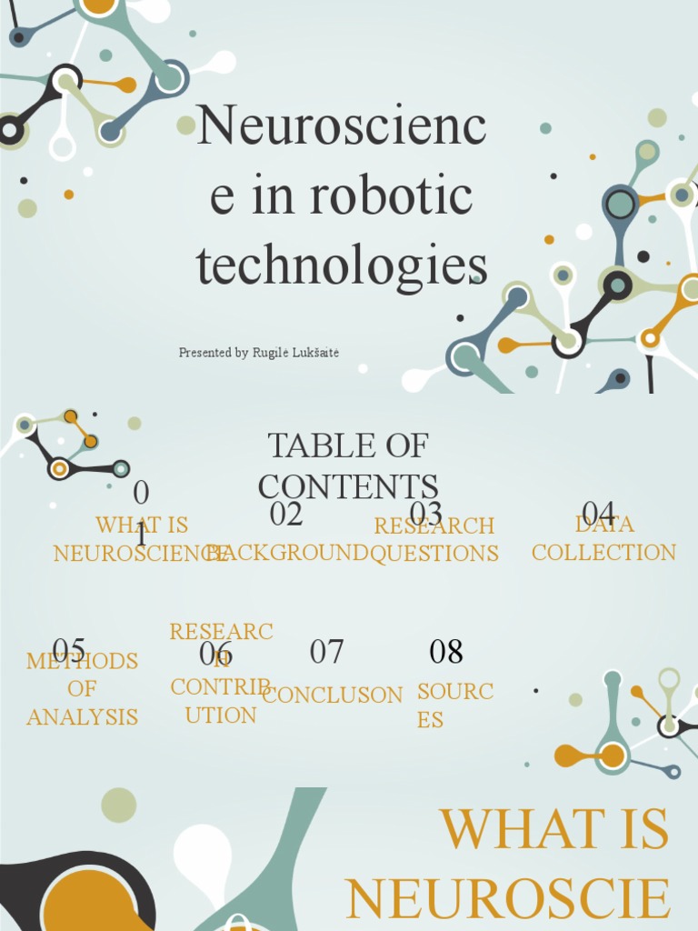 Neuroscience in Robotic Technologies | PDF | Neuroscience | Nervous System